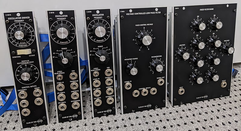 Set of 5 Club of the Knobs modules, 904A, 907A, 921ABB | Reverb