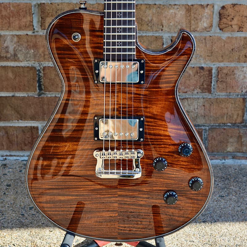 Knaggs Kenai Aged Scotch/Onyx Binding | Reverb