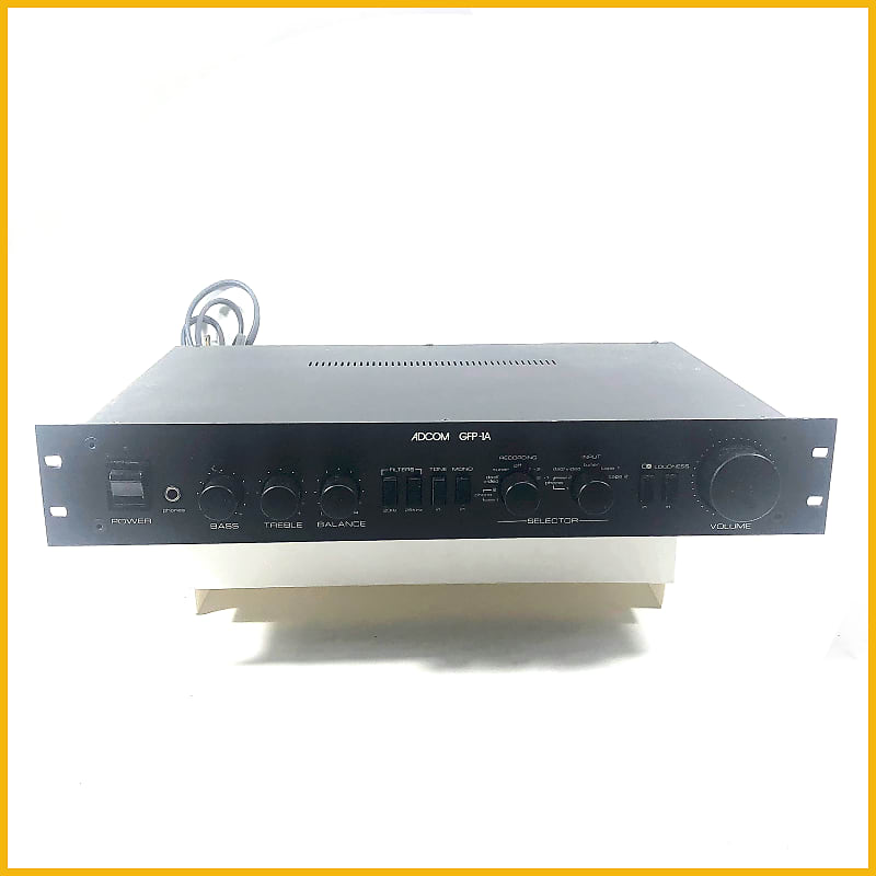Vintage Adcom GFP-1A Pre-Amp Rack Unit Preamplifier w/Phono | Reverb