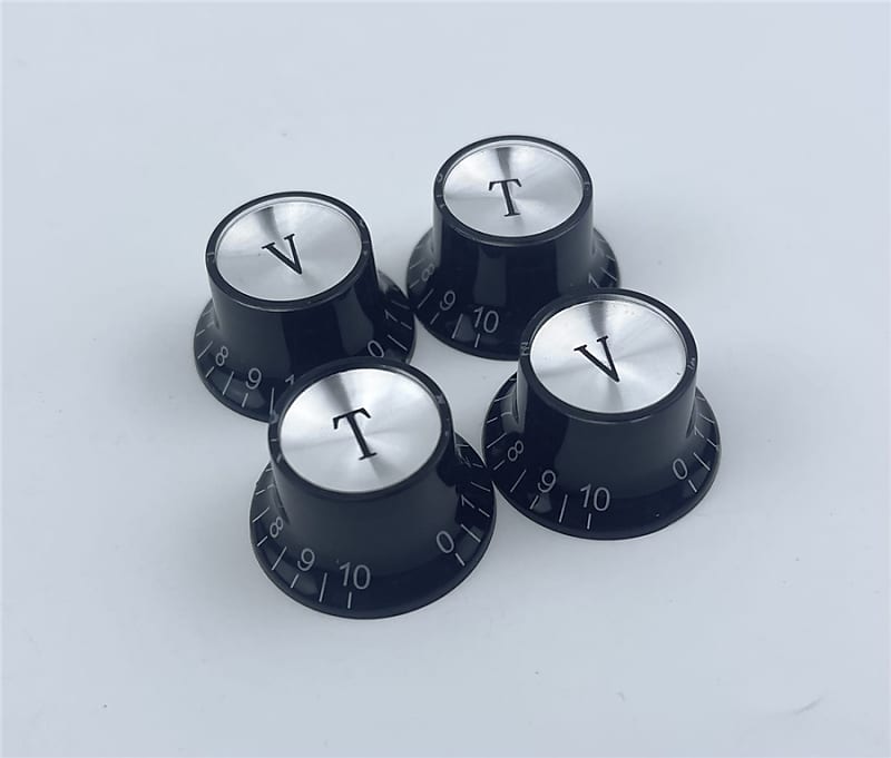 Metric Top Hat Speed Control Knobs Les Paul Volume Tone Knobs | Reverb