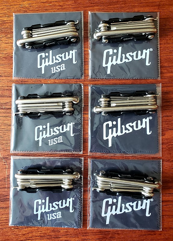 Lot of Gibson Multi Tools and Cleaning Cloths | Reverb