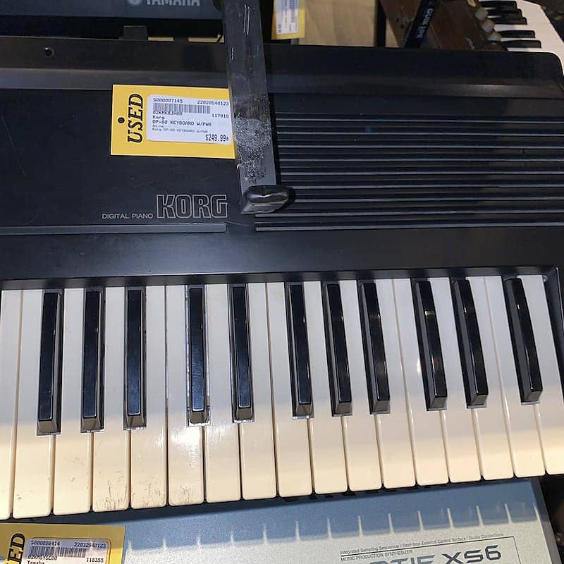 Used Korg DP-80 KEYBOARD W/PWR Keyboards 76-key | Reverb