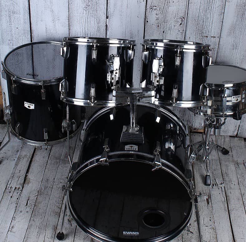 Tama Rockstar Drum Shell Kit 5 Piece Drum Shell Kit Black | Reverb
