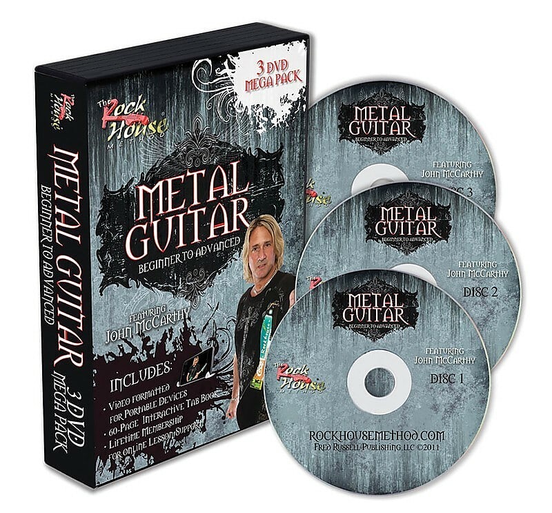 Metal Guitar 3DVD Mega Pack (DVD Only) | Reverb