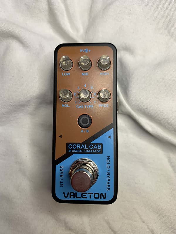 Valeton CRL-6 Coral Cab IR Cabinet Simulator 2020s - Black | Reverb