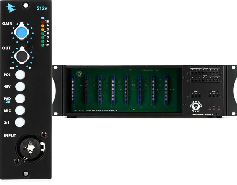 API 512V 500 Series Discrete Microphone Preamp Bundle with | Reverb