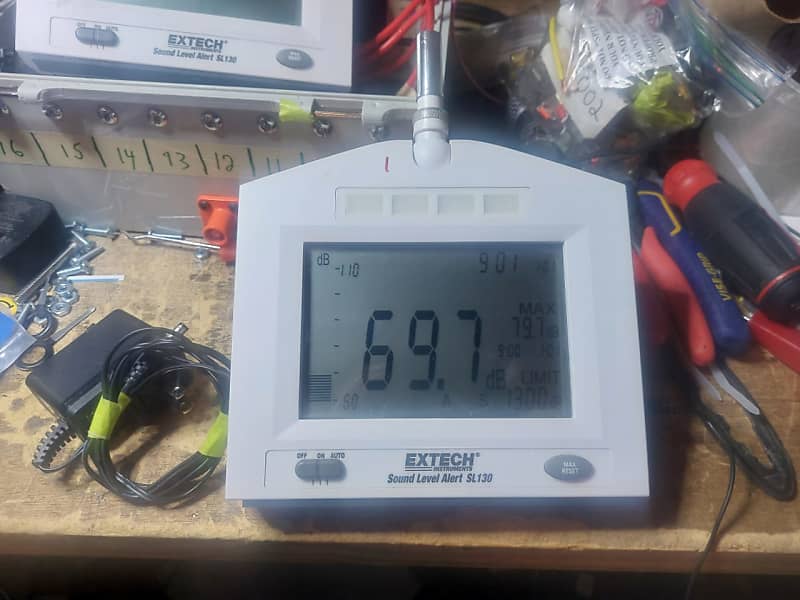 Extech Instruments SL130 decibel meter with power supply free | Reverb