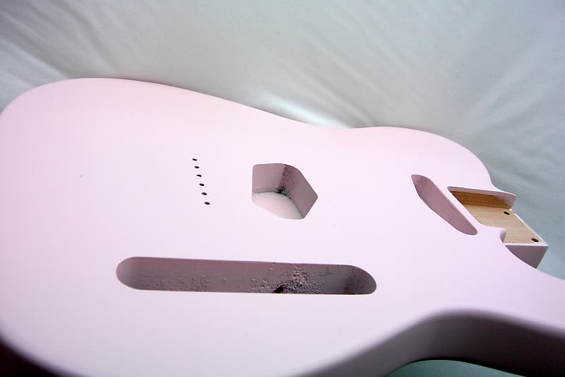 TELE Body / Alder / Shell Pink / Telecaster- (Fits Fender ) | Reverb