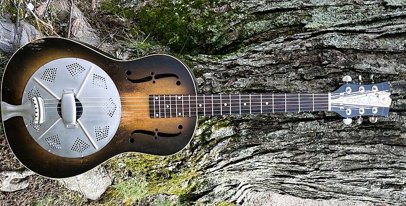 National Resophonic Radio Tone Resonator 1990's - Sunburst | Reverb