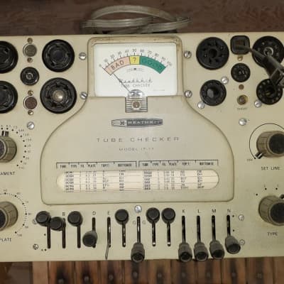 Heathkit IT-17 TUbe Tester / Checker 1970s? - Brown & Tan | Reverb