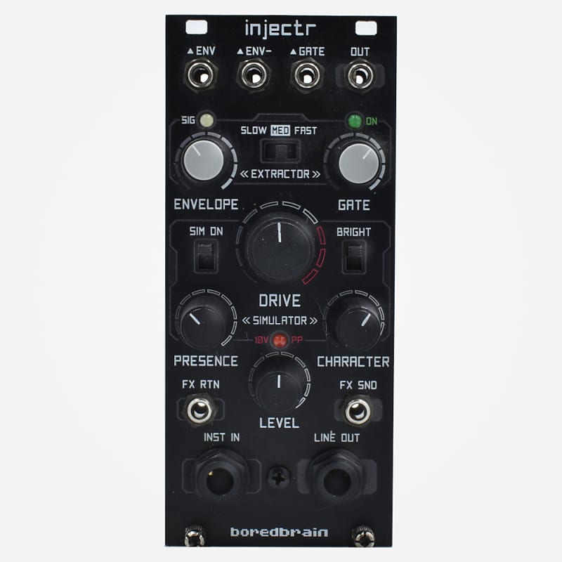 BoredBrain INJECTR Eurorack Guitar/Hi-z Input Output Module | Reverb