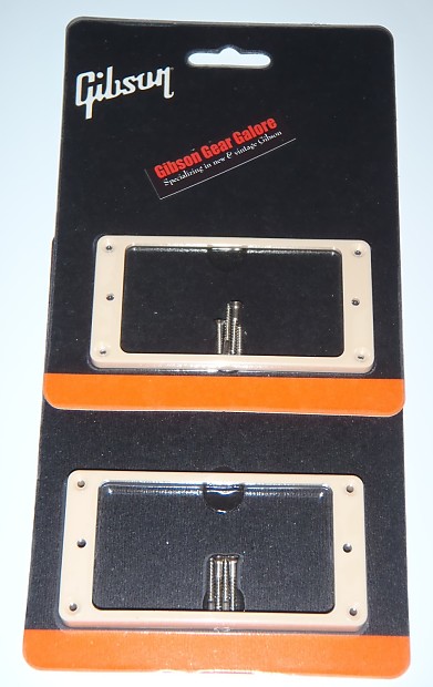 Gibson Les Paul Creme Pickup Mounting Rings Guitar Parts | Reverb