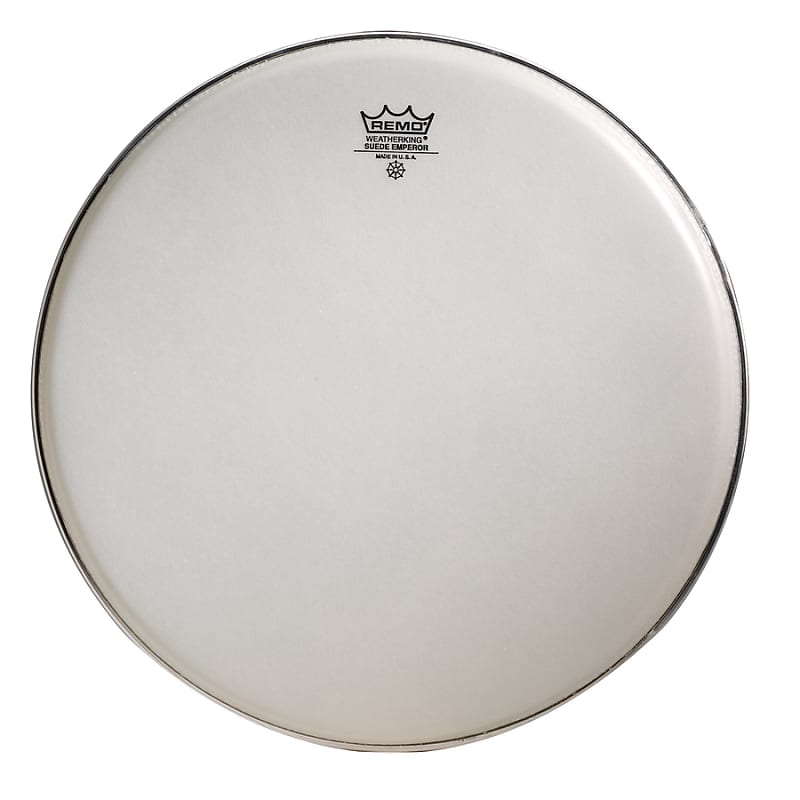 Remo 10" Emperor Suede Crimplock Marching Drum Head | Reverb