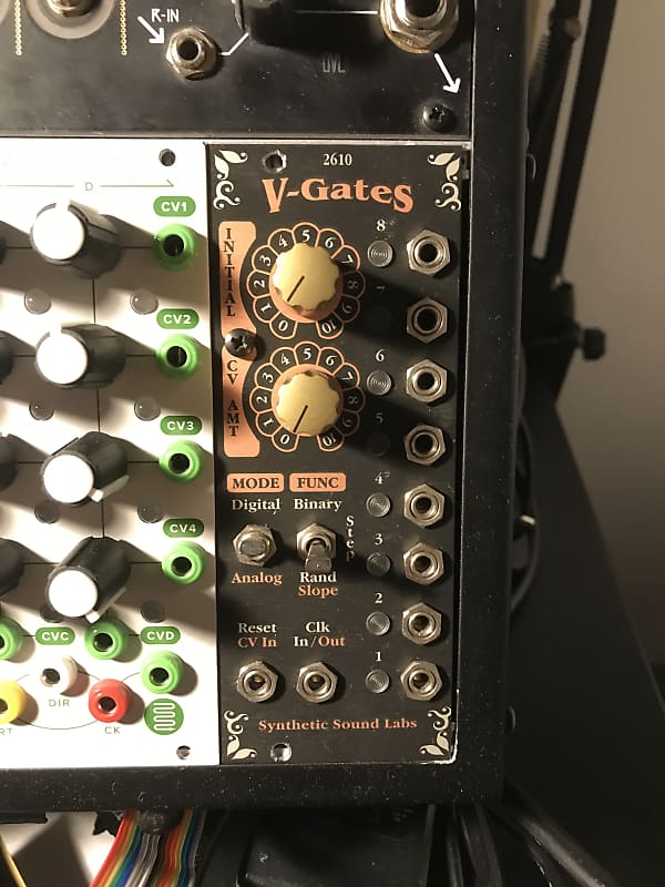 rare Synthetic Sound Labs V-Gates 2610 Black/Gold Eurorack | Reverb