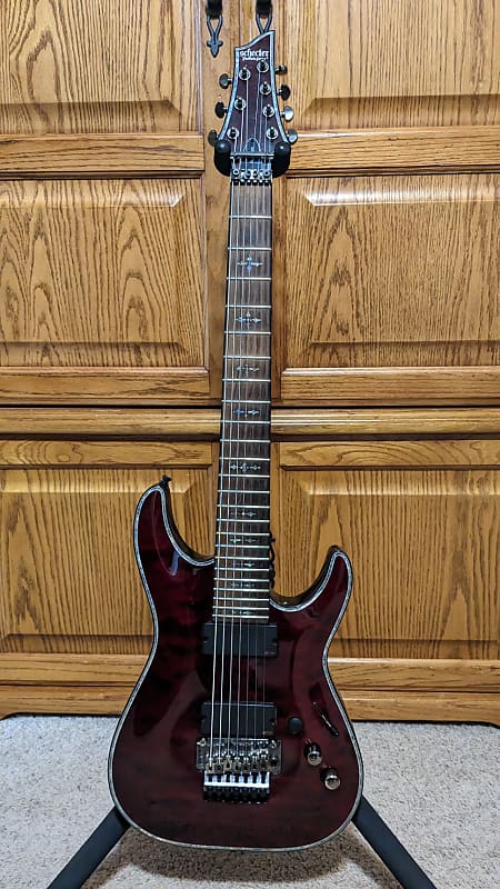 Schecter Hellraiser C7 FR Red | Reverb