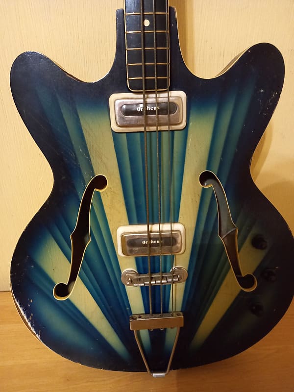 Orfeus Orpheus Hebros Bass Guitar Vintage 1970 | Reverb