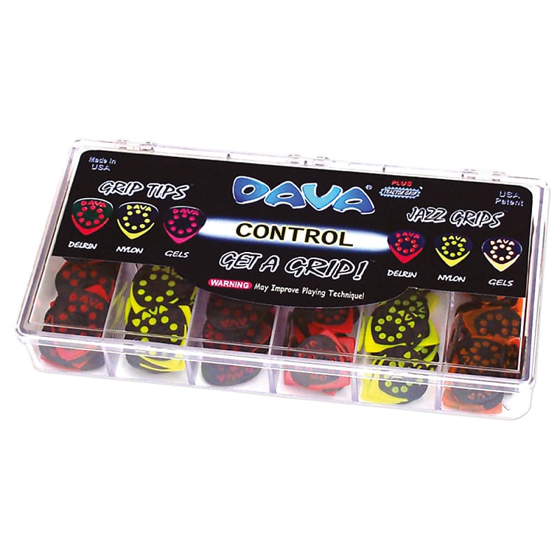 Dava 'Grip Tip/Jazz Tip' Cabinet ~ 144 Picks | Reverb