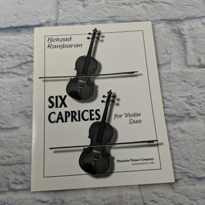Behzad Ranjbaran six caprices for violin duo | Reverb