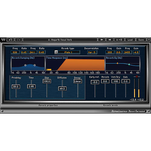 Waves Renaissance Reverb - Classic Reverb Plug-In | Reverb
