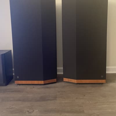 ADS L1230 floor speakers Mid 90s - Natural wood trim | Reverb
