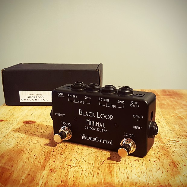 One Control Black Loop - 2 Loop True Bypass Switch | Reverb