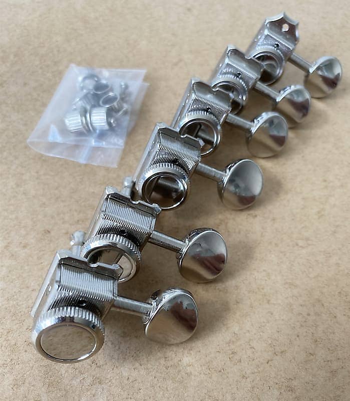 Locking Nut, Nickel Machine Head Tuner, vintage style 6 | Reverb