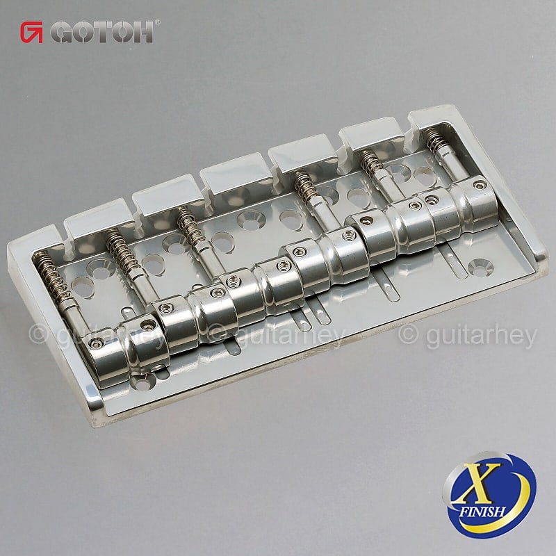 NEW Gotoh 404SJ-6 6-String Bass Bridge MULTI TONAL Steel | Reverb