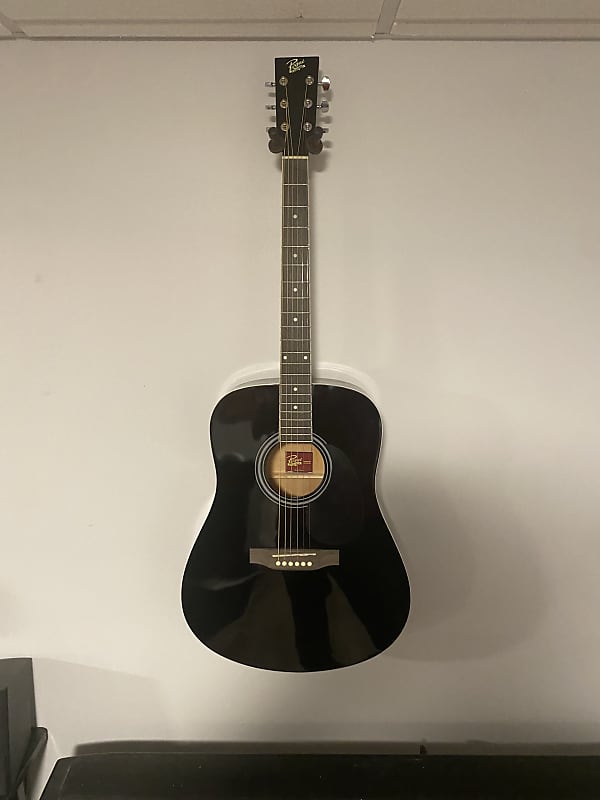 Rogue Acoustic Guitar RA-110D Dreadnought - Black | Reverb