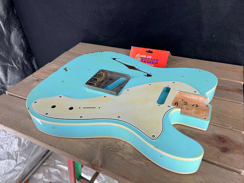 Real Life Relics Nitro 69 Thinline Tele® Telecaster® Body | Reverb