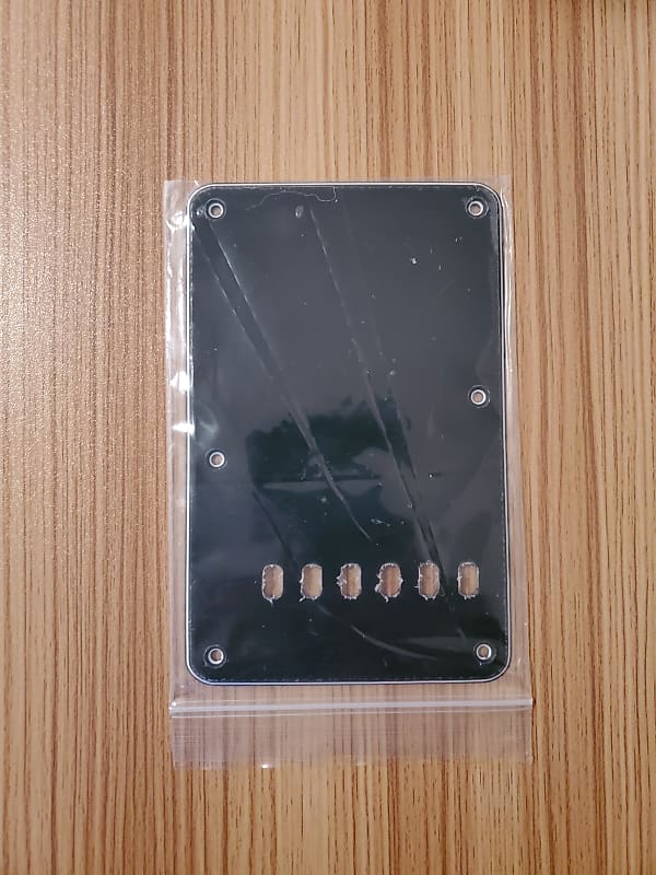 Fender Stratocaster Back Plate - Black | Reverb