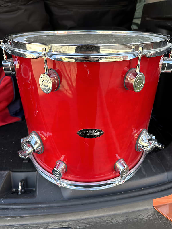 PDP LX 16” Floor Tom - Red Lacquer | Reverb