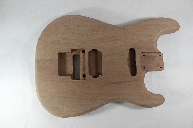 Walnut HxS guitar body - fits Fender Strat | Reverb Australia