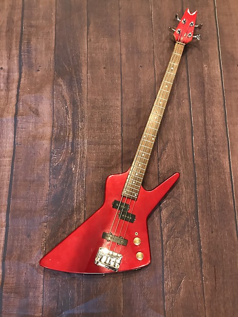 Dean Explorer Bass Candy Apple Red | Reverb