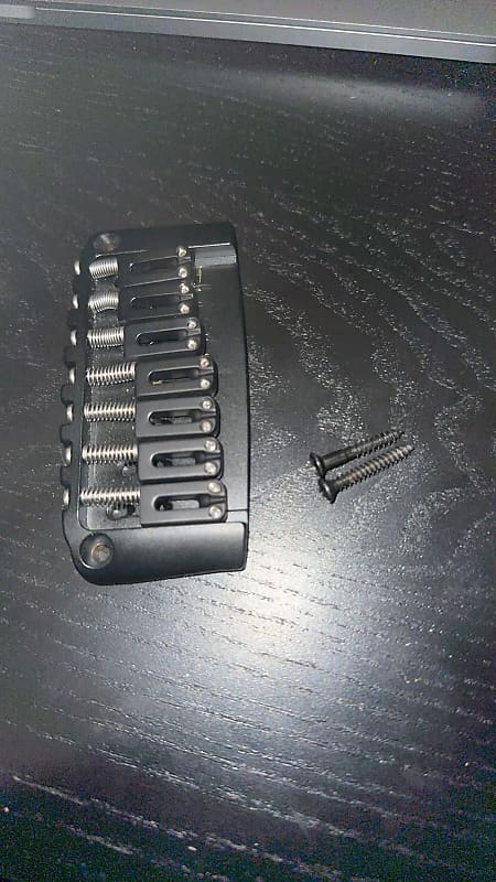 Hipshot Ibby HM 7 String Bridge Black | Reverb