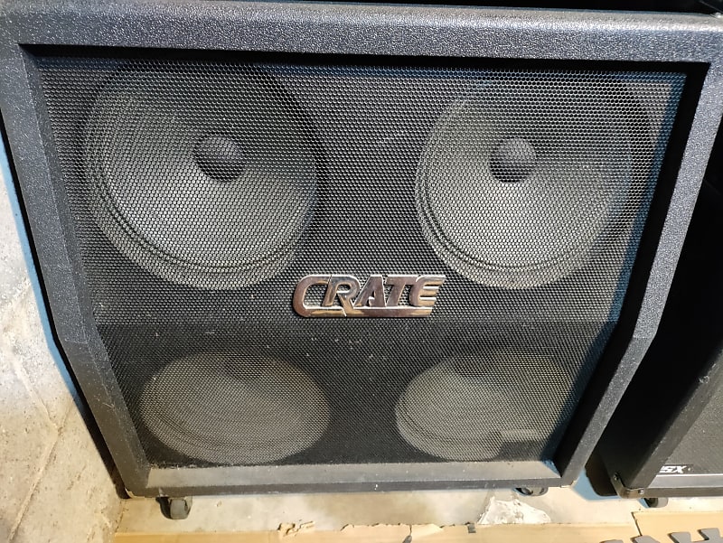 Crate 4x12 cab 1990s - Black | Reverb