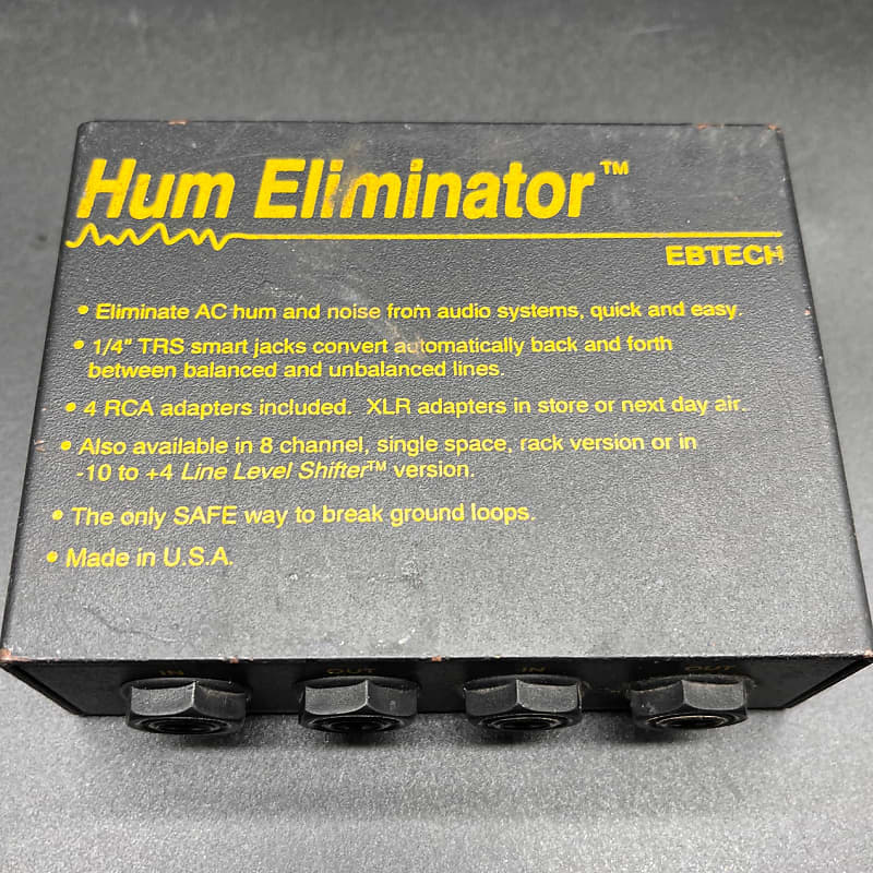 Used Ebtech HUM Eliminator 2 Channel HUM/GROUND Eliminator | Reverb