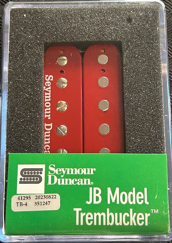 Seymour Duncan JB Model TB-4 Bridge Trembucker Pickup - Red | Reverb