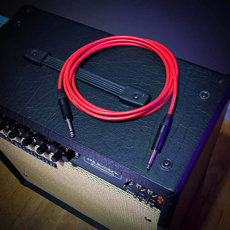 Allenbrand Audio 10' Instrument Cable Red | Reverb