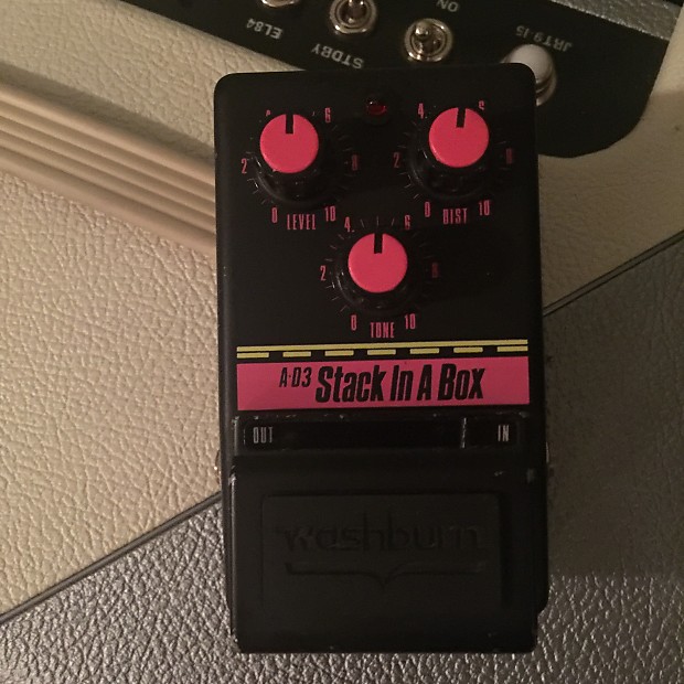 Vintage Washburn A-D3 Stack in a Box 1980s Guitar Effect | Reverb