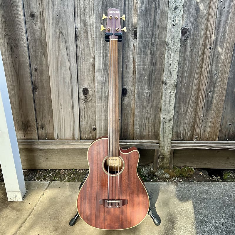 Veracruz Fretless Acoustic-Electric Bass Guitar | Reverb