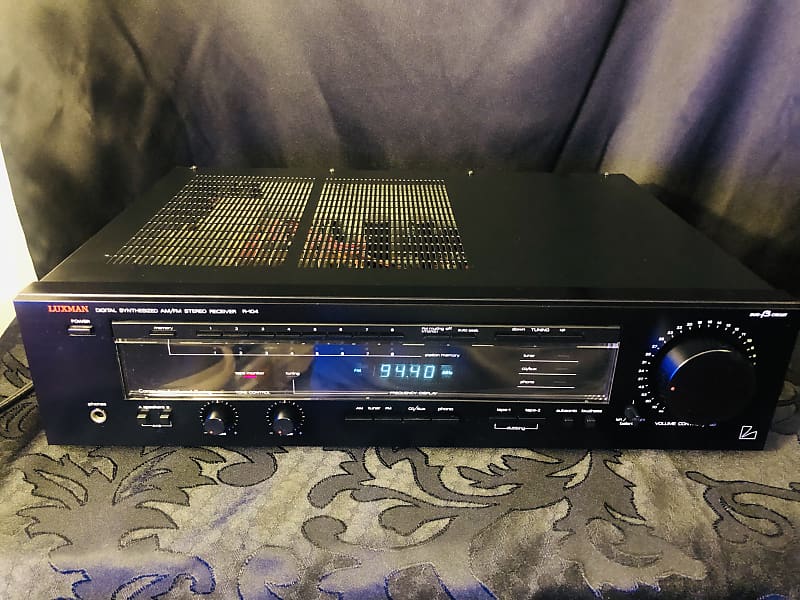 Vintage Luxman R-104 Synthesized AM/FM Receiver w/ Antenna | Reverb