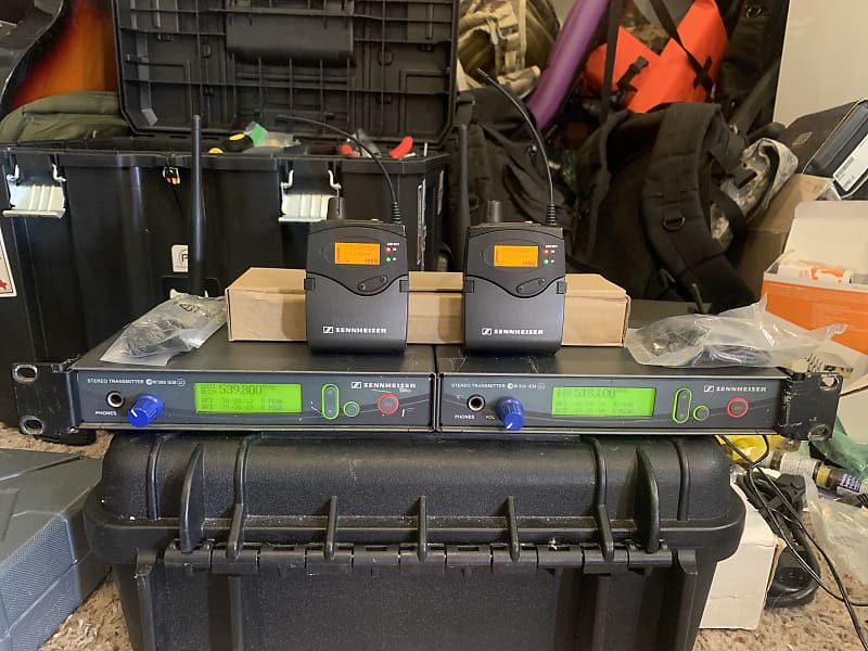 Sennheiser IEM G2 2000 518-554 & 516-558 Mhz Dual Rack | Reverb