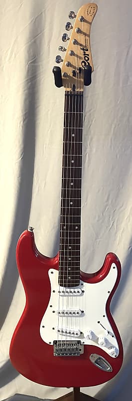 Cort SP-3 strat style, pro setup ready to play, great | Reverb