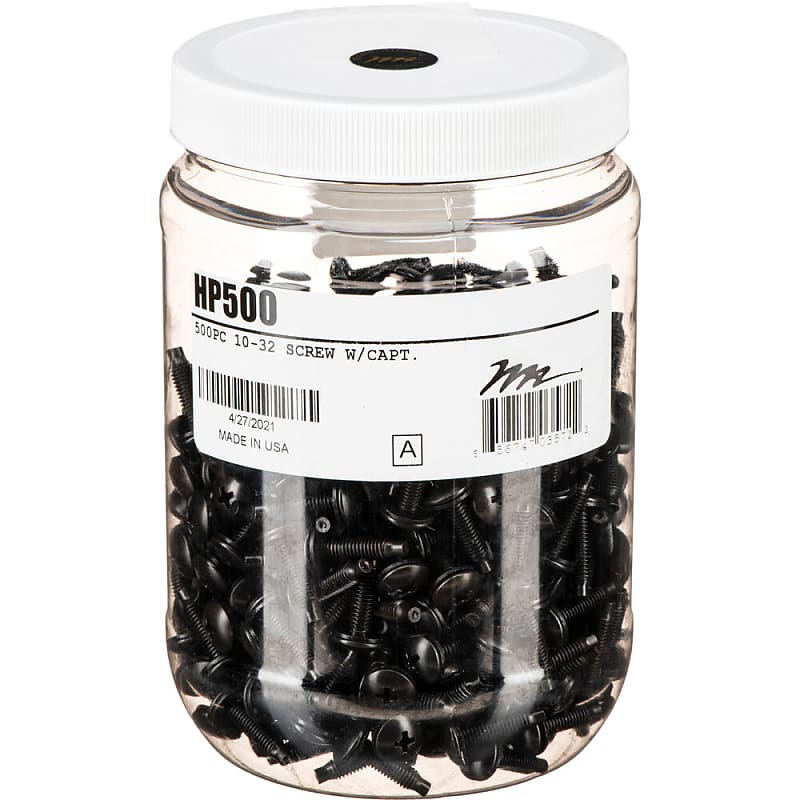 Middle Atlantic HP500 10-32 3/4" Black Phillips Truss-Head | Reverb