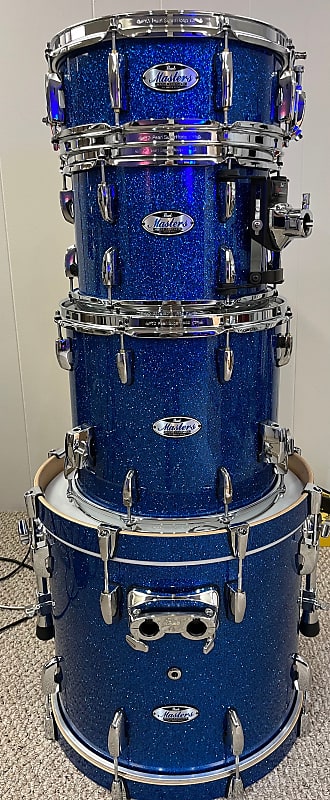 Pearl Masters Maple Complete 2016 - Blue Sapphire Glass Pearl | Reverb