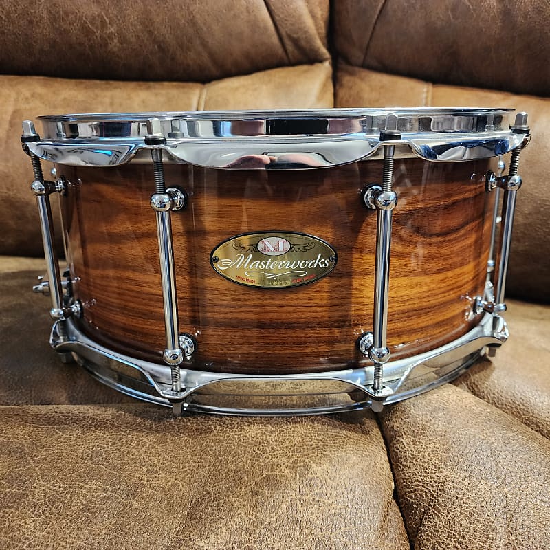 Pearl Masterworks Limited Edition Santos Rosewood snare | Reverb