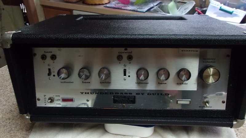 Great 1960's Guild Thunderbass bass/guitar All Tube Amp Head! | Reverb