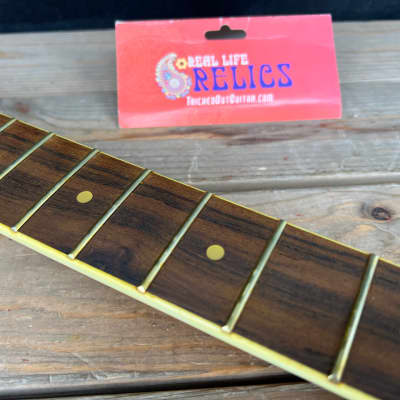 Real Life Relics Tele® Neck Aged Maple Bound Rosewood | Reverb