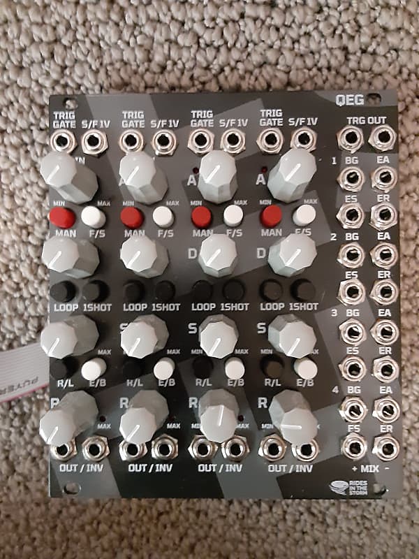 Rides in the Storm QEG Eurorack Module Quad ADSR Envelope | Reverb Rides in the Storm QEG Eurorack Module Quad ADSR Envelope | Reverb