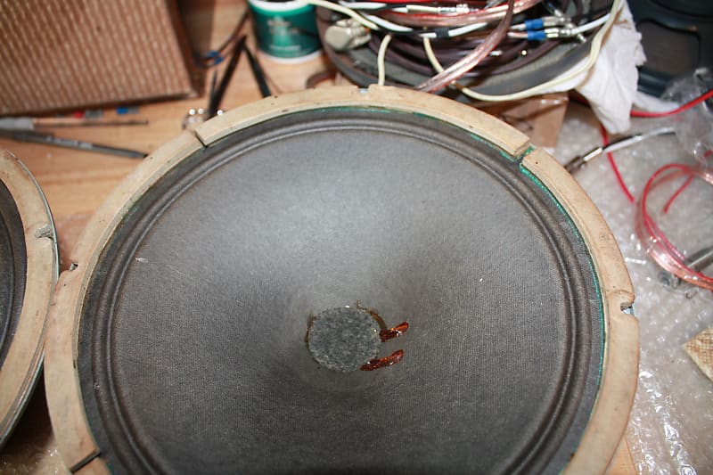 1940's General Electric 10" Speaker Pair, Original 8 Ohm | Reverb